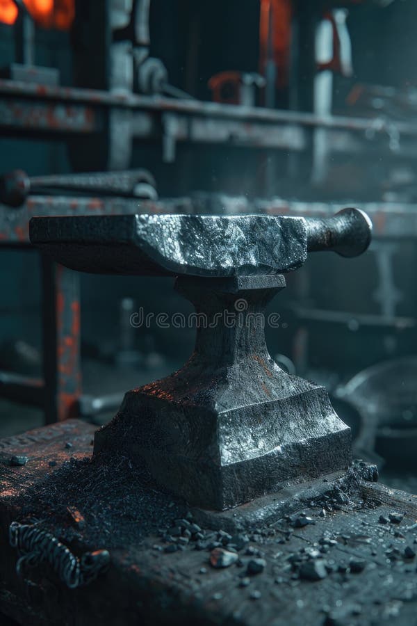 A Traditional Anvil in a Blacksmith S Workshop Stock Photo - Image of ...