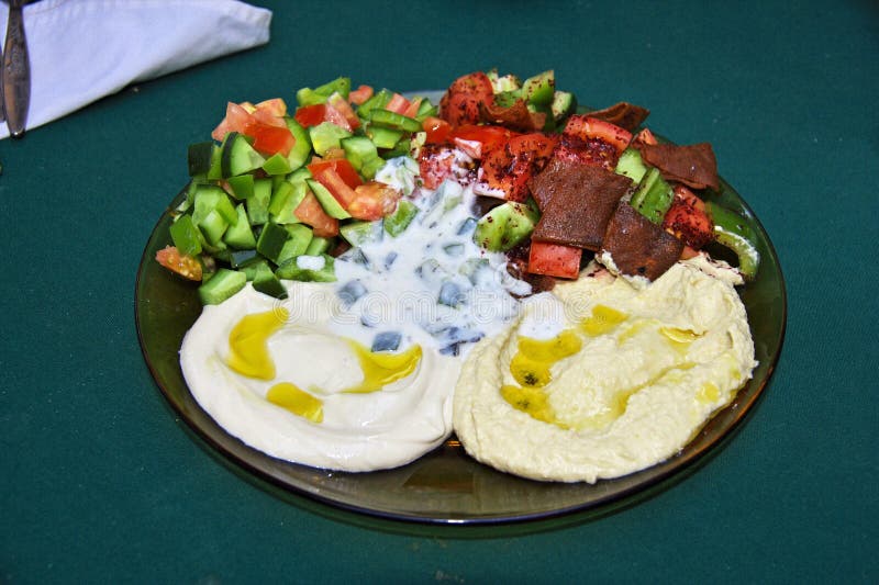 Traditional Arab Food in the Cafe, Al Bahah, Saudi Arabia Stock Photo ...