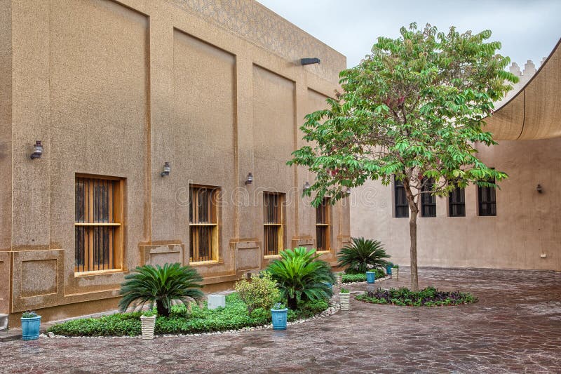 Traditional Arabic Architecture in Doha, Qatar. Stock Photo - Image of ...