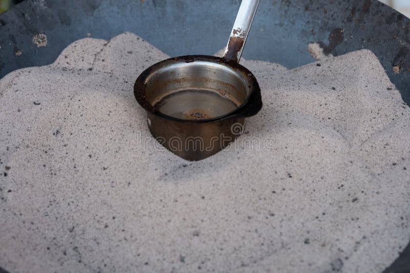 Traditional Arabic Black Coffee Stock Photo - Image of bakery, east ...