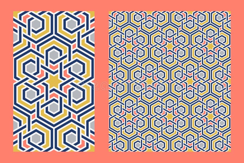 Traditional Arabic Islam Geometric Art. Single Floor Tile and Arabesque ...