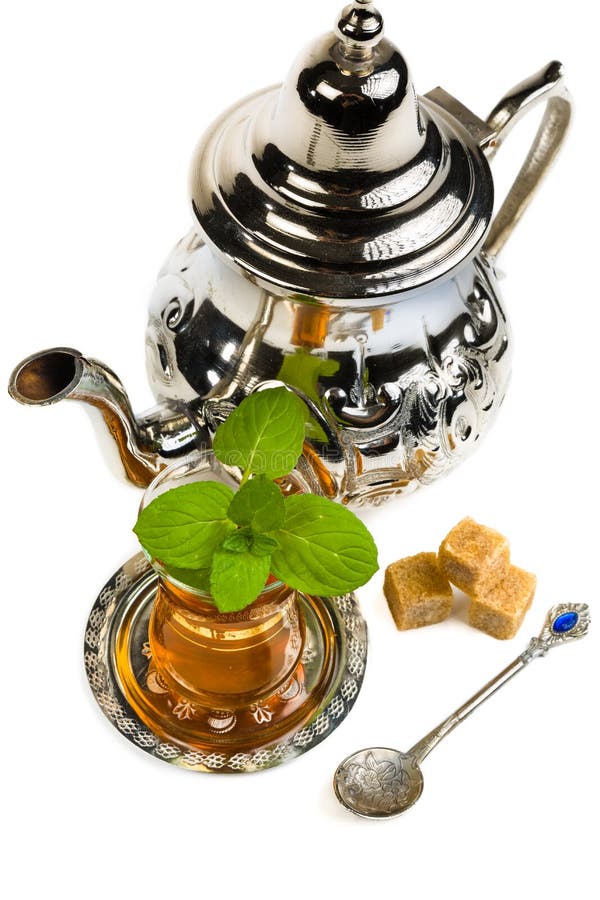 Traditional Arabic Mint Tea Stock Image - Image of brown, healthy: 39753067
