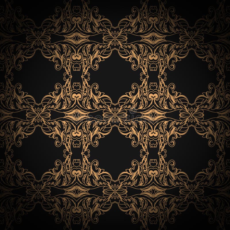 Traditional Arabic Ornament Seamless. Floral Ornamental Pattern Stock ...