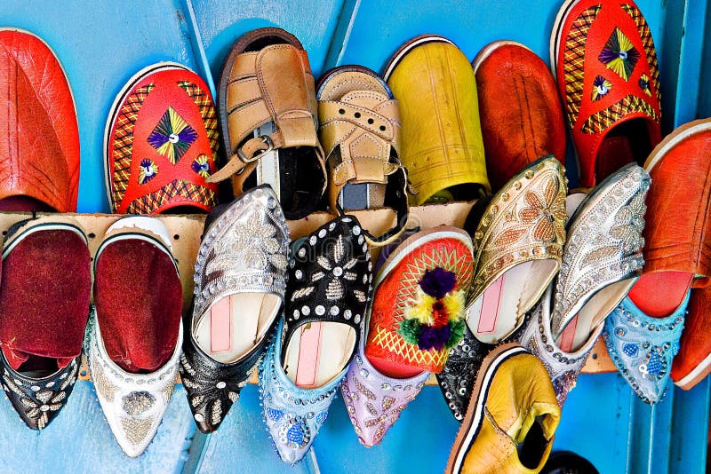 Traditional Arabic Shoes stock image. Image of shoe, destination - 5272689
