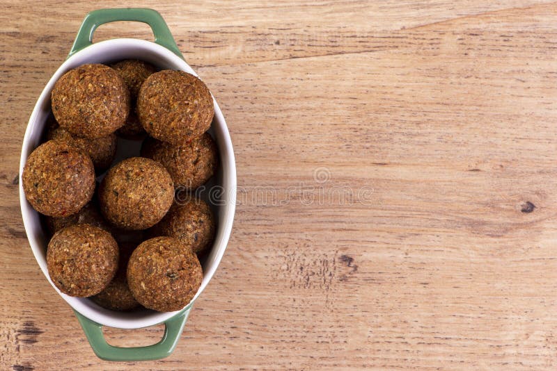The Traditional Arabic Snack of Kibbeh in Brazil Called Quibe Stock ...
