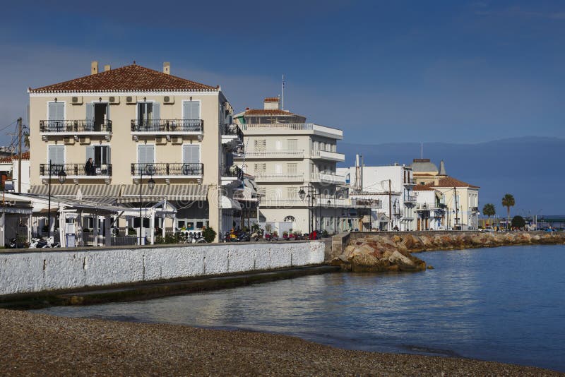 Spetses island. editorial image. Image of attica, landscape - 110383785