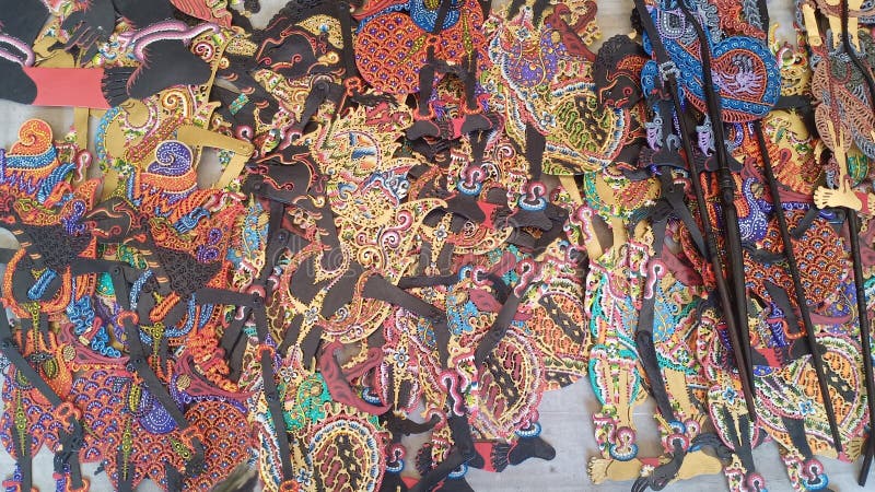 Traditional Art Performance of Shadow Puppet Stock Image - Image of ...