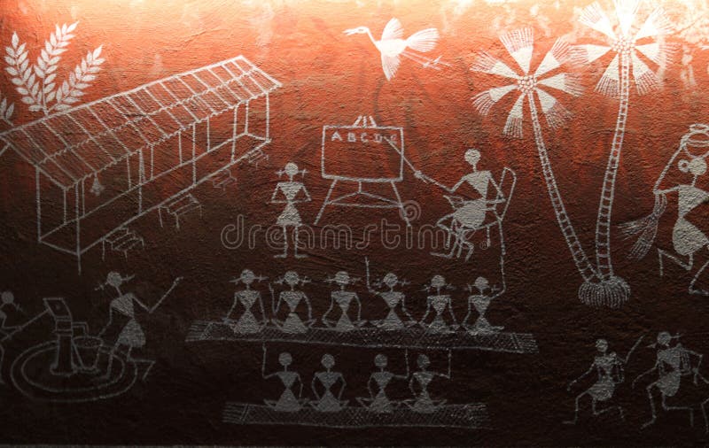 Traditional Art Work on Wall Editorial Stock Image - Image of design ...