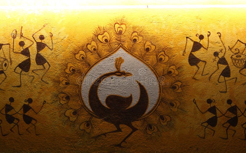 Traditional Art Work on Wall Editorial Photo - Image of painting ...