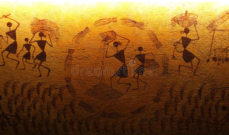 Traditional Art Work on Wall Editorial Photography - Image of paint ...