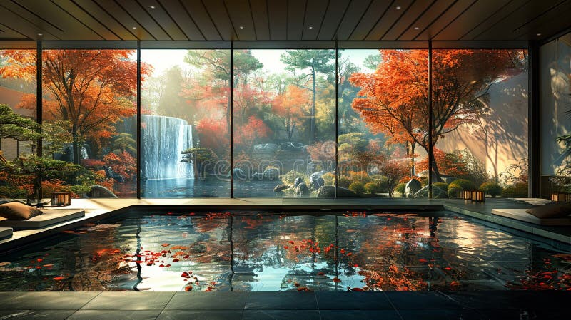 Traditional Asian Elements Blended with Modern Design Stock Image ...