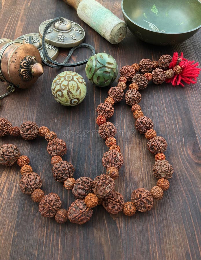 Traditional Asian Objects for Meditation and Relax Stock Image - Image ...