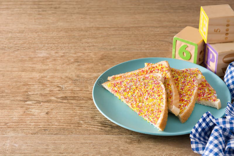 Traditional Australian Fairy Bread Stock Photo - Image of bread, fairy ...