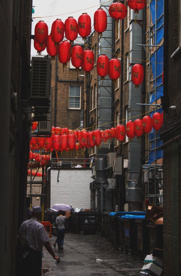 Traditional Back Alley in China Stock Photo - Image of travel, chinese ...