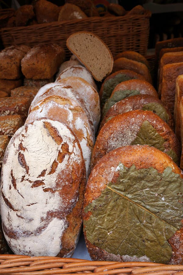 Traditional baked bread. stock photo. Image of agriculture - 61998848