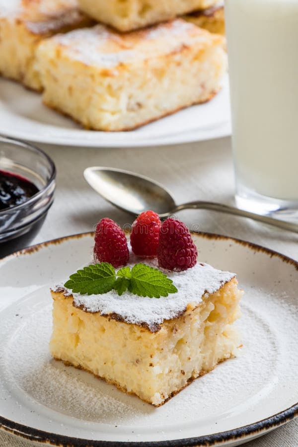Traditional Baked Rice Pudding Stock Photo - Image of rice, dessert ...