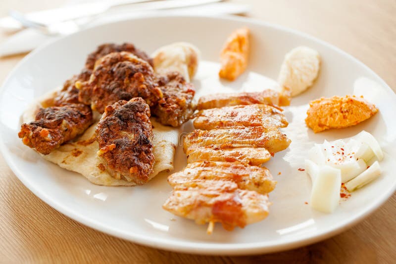 Traditional Balkan Meat Dish Stock Photo - Image of balkan, tasty ...