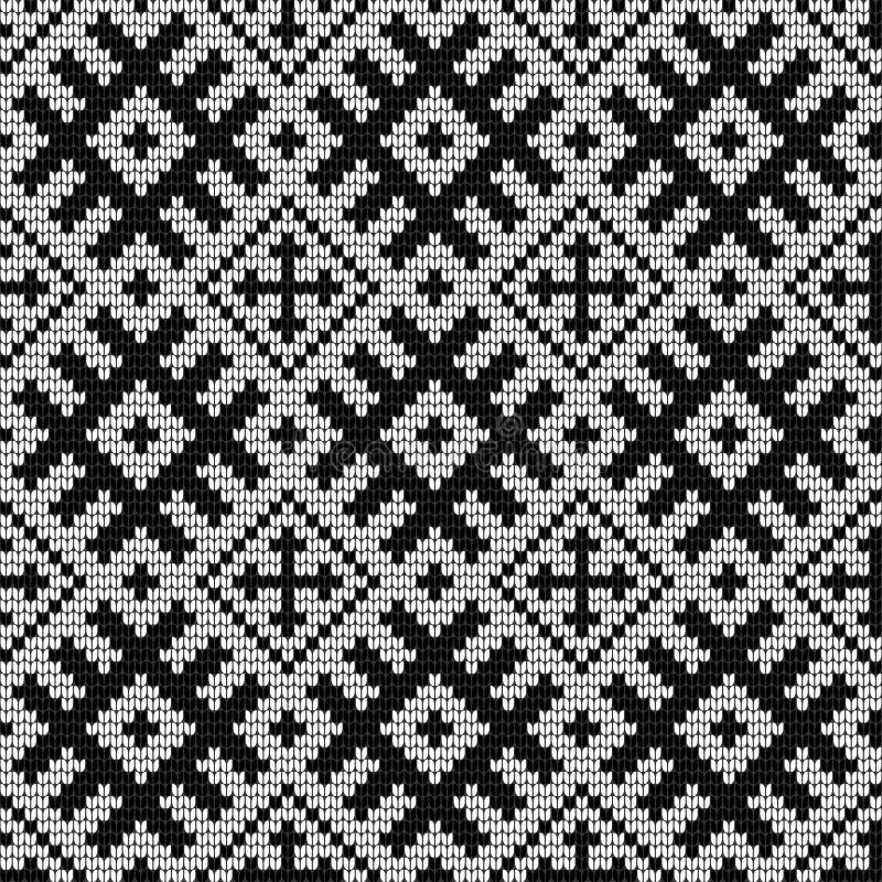Traditional Baltic Knitting Pattern Stock Illustration - Illustration ...
