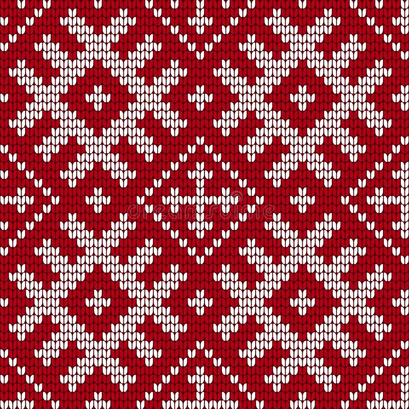 Traditional Baltic Knitting Pattern Stock Illustration - Illustration ...