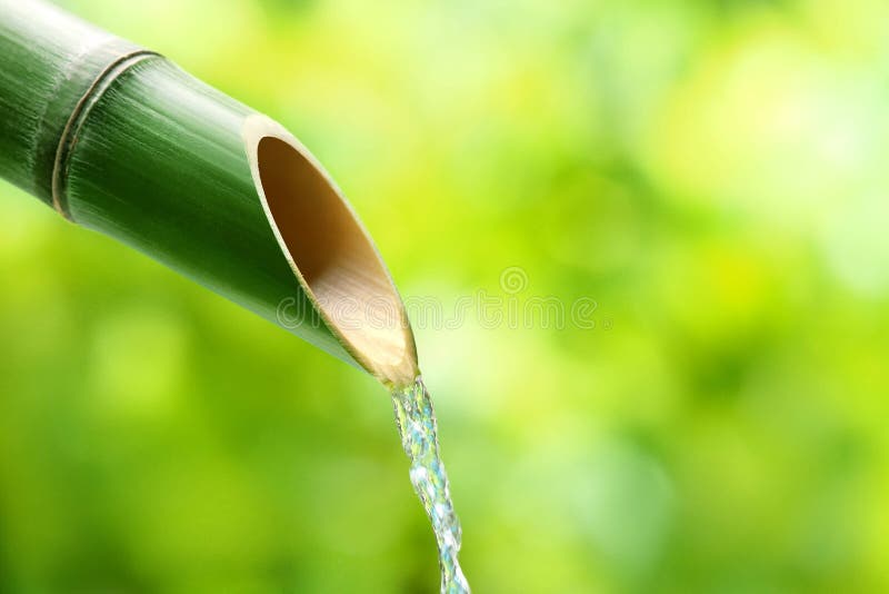 Natural bamboo fountain stock image. Image of aqua, asian - 32085667