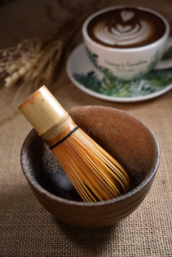 Japan bamboo Stirrer mixer stock image. Image of layer - 184862387