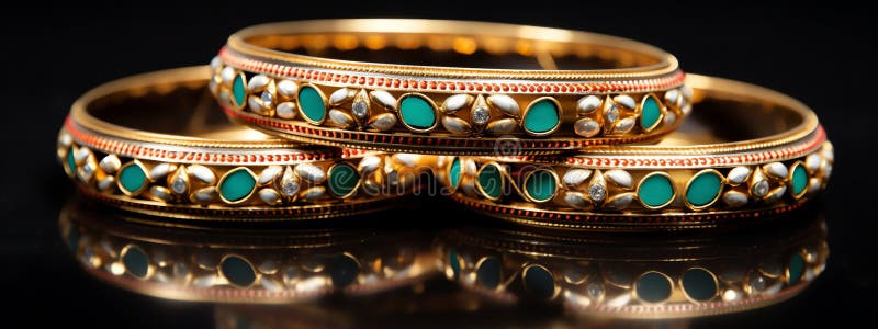 Traditional Bangles Diwali Border Frame Stock Illustration ...