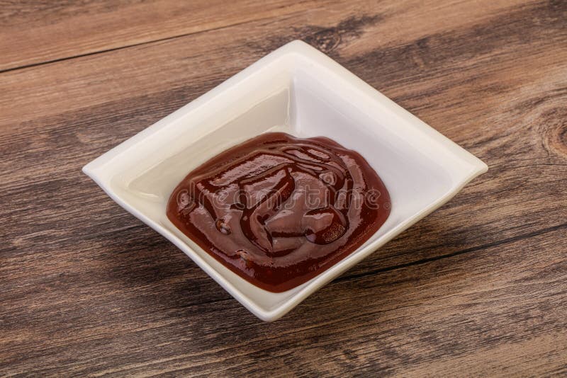 Traditional Barbicue Sauce in the Bowl Stock Image - Image of white ...