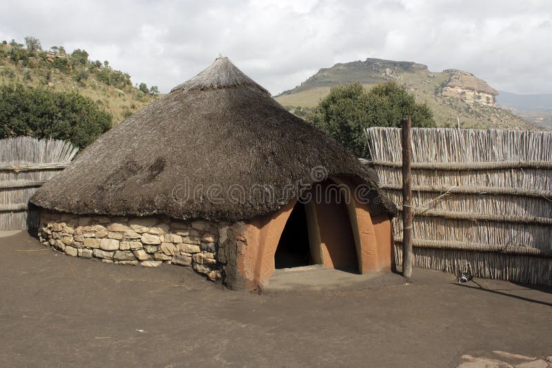 Traditional Basotho Hut stock image. Image of traditional - 23720811