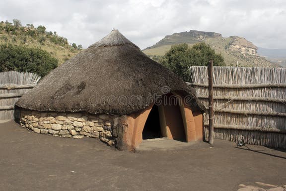 Traditional Basotho Hut stock image. Image of traditional - 23720811