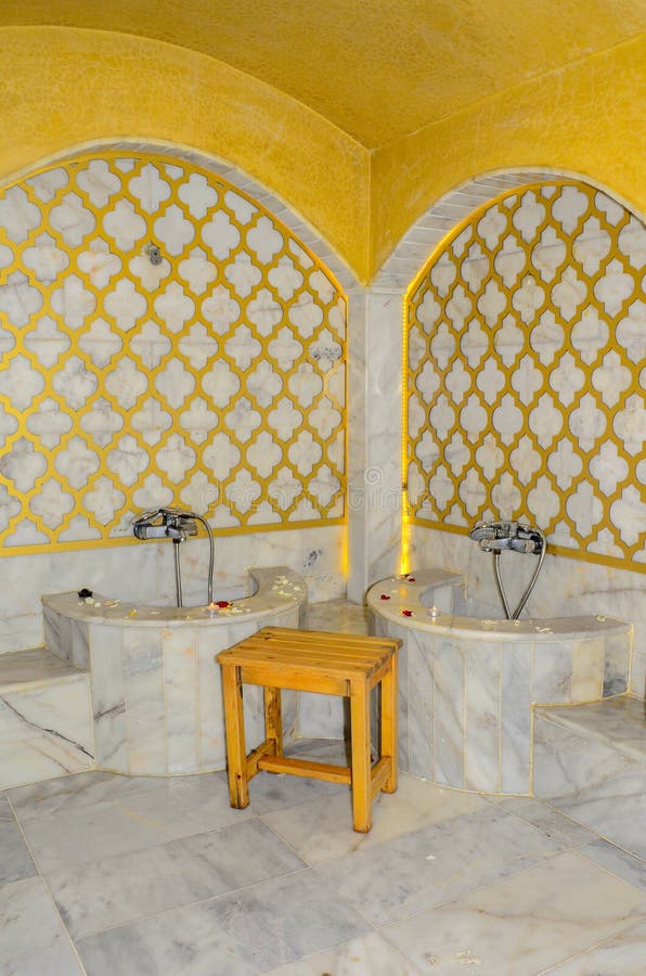 Traditional Bath for Women in Morocco. Stock Image - Image of backyard ...