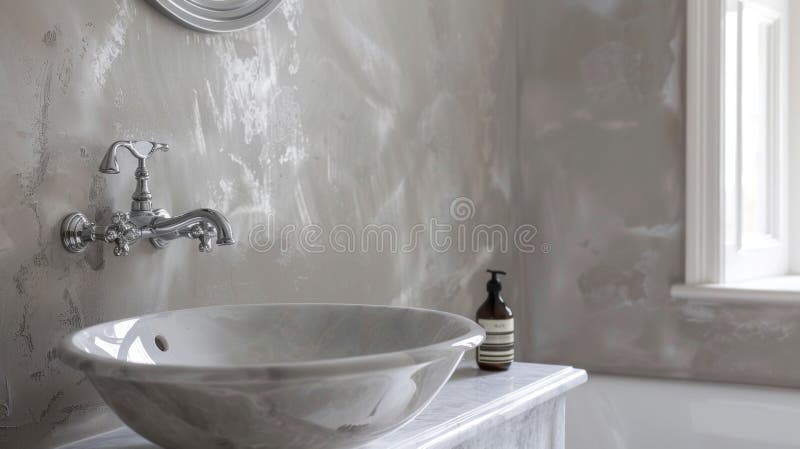 A Traditional Bathroom is Given a Modern Update with the Application of ...