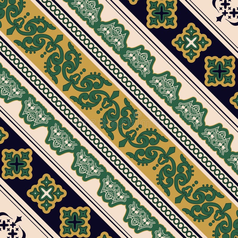 Traditional Batik Indonesia Pattern Art Vector Stock Vector ...