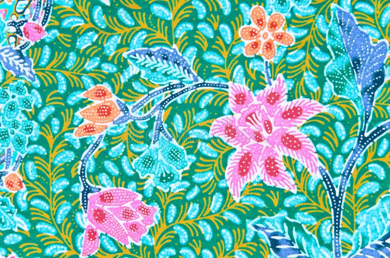 Batik Sarong Pattern Background in Thailand, Traditional Batik Sarong ...