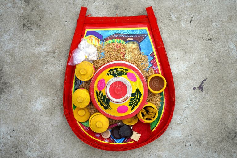 Traditional Bengali Kulo Used in Marriage Function Stock Photo - Image ...