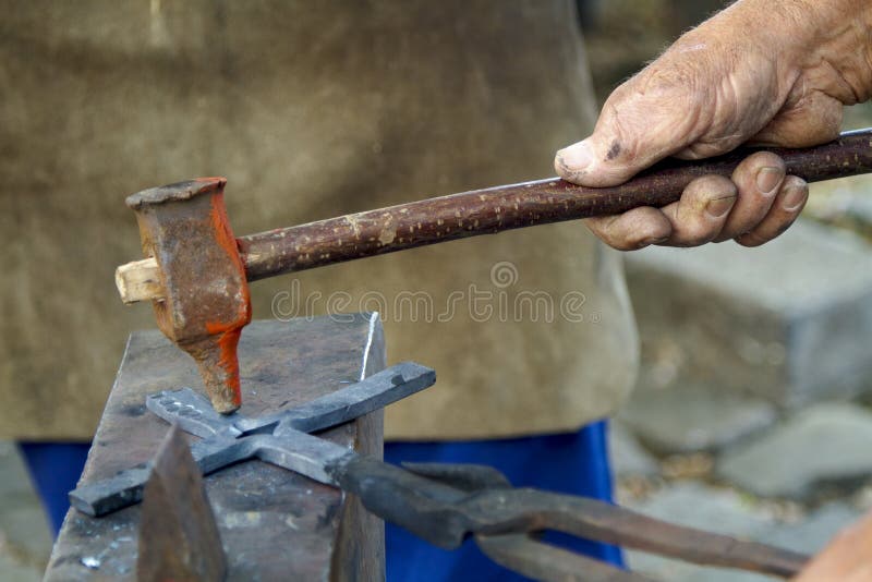 Medieval blacksmith editorial photo. Image of business - 35103236
