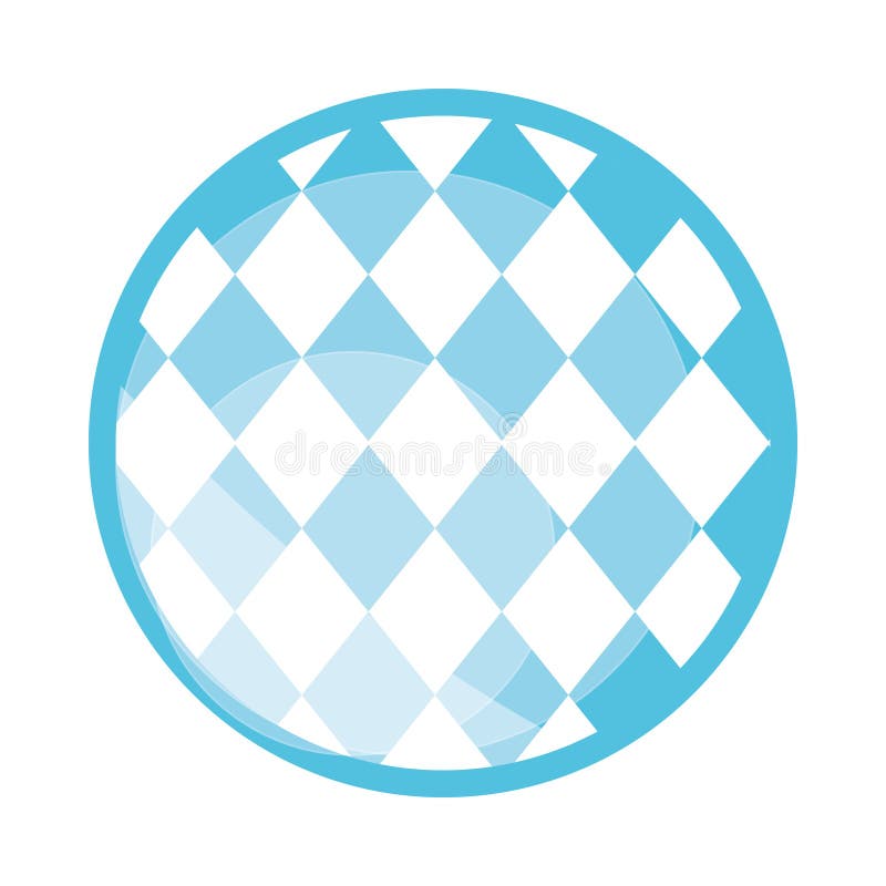 Traditional Blue Checkered Pattern Flat Icon Design Stock Vector ...