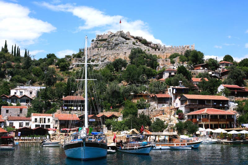 Traditional Boat in the Bay Turkey Editorial Photo - Image of sunny ...