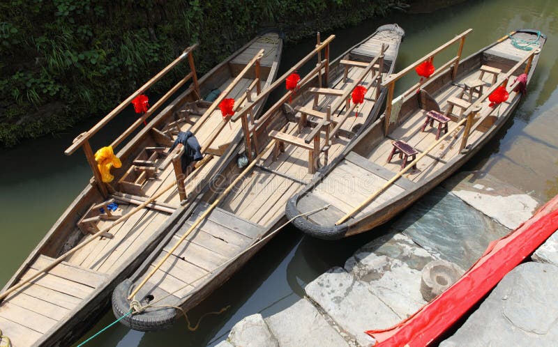 Traditional boats stock photo. Image of park, decorate - 17707828