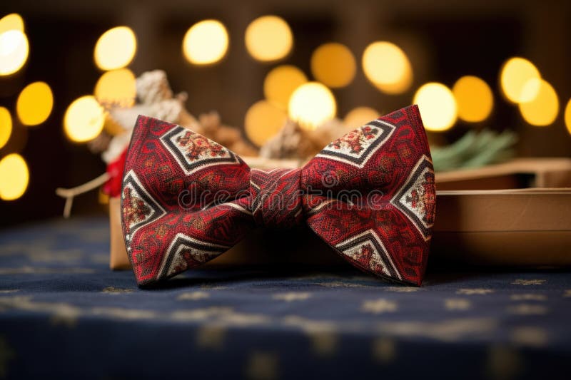 Traditional Bow Tie on Fine Silk Cloth Stock Image - Image of cloth ...