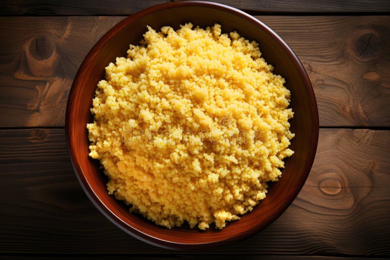 A Traditional Brazilian Dish Kuskus Stock Illustration - Illustration ...