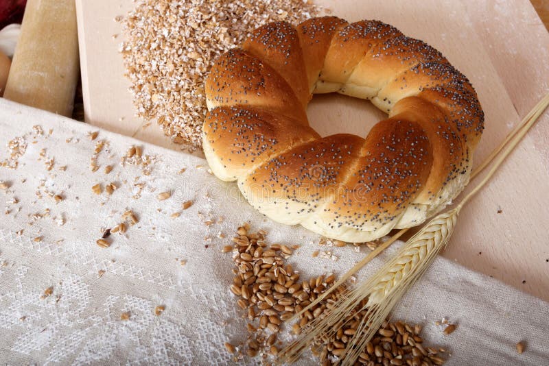 Traditional bread stock image. Image of gourmet, brown - 25345141