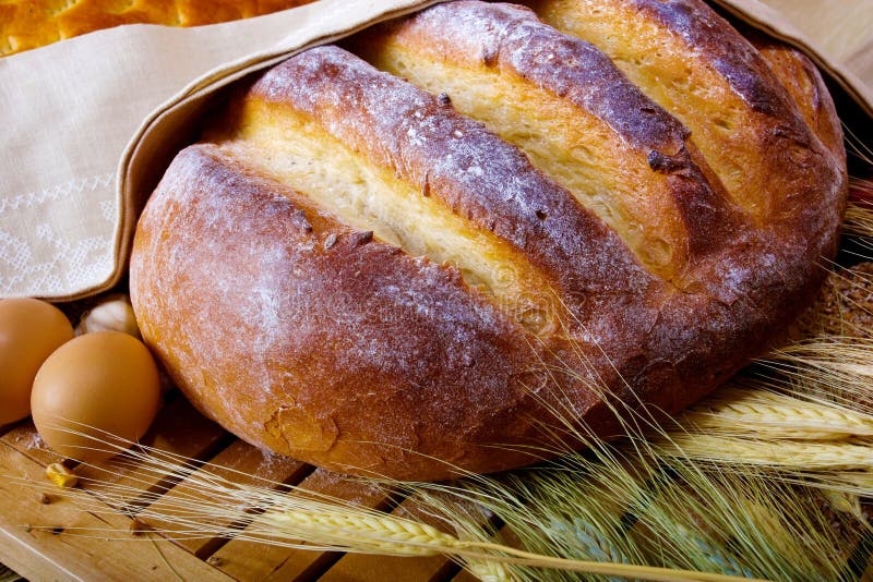 Traditional bread stock photo. Image of meal, crust, natural - 26073396