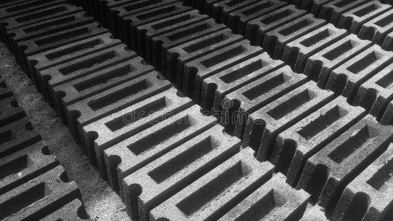 Batako Brick Wall Texture Background Stock Photo - Image of textures ...