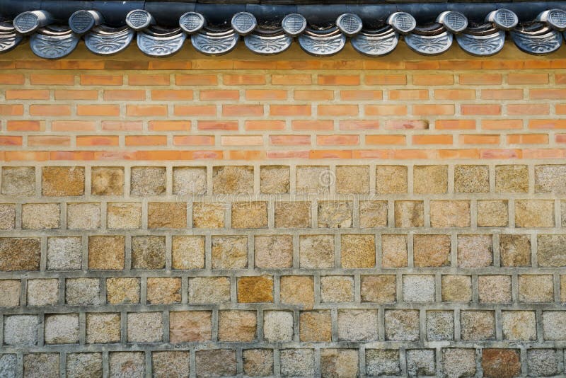 Traditional brick wall stock photo. Image of asian, pray - 93347940