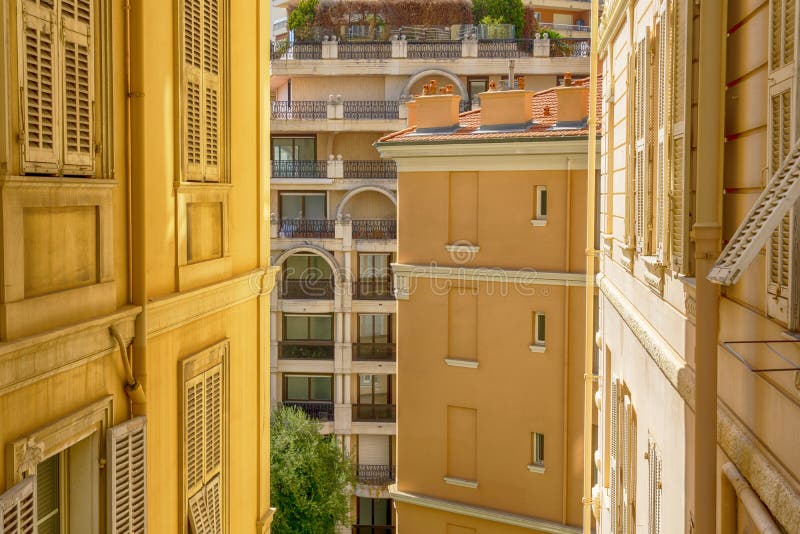 Traditional Building in Monaco Stock Photo - Image of nice, urban ...