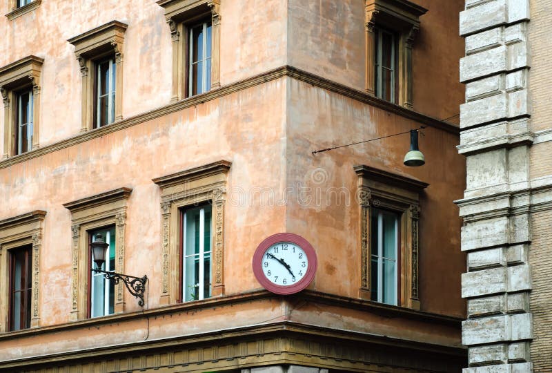 Traditional Building in Rome, Italy Stock Photo - Image of architecture ...