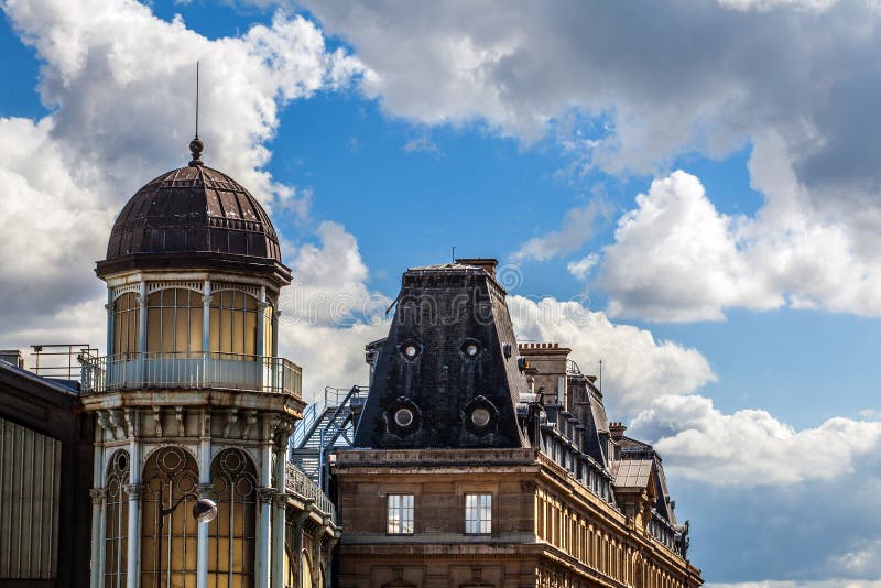 Traditional Buildings Architecture. Paris - France. Stock Photo - Image ...