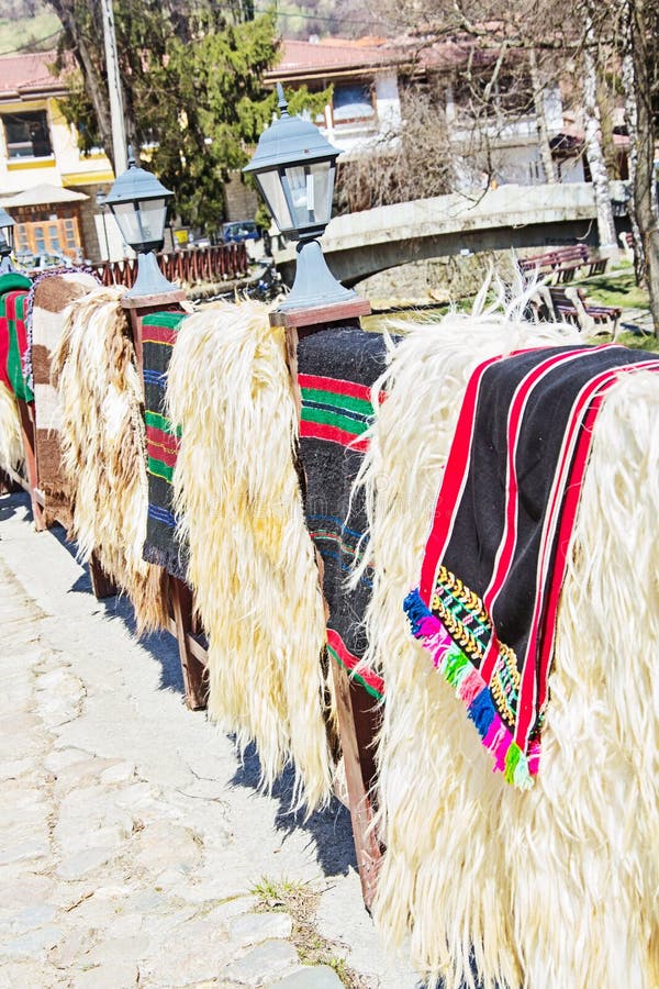Traditional Bulgarian Wool Rug Stock Photo - Image of comfort, living ...