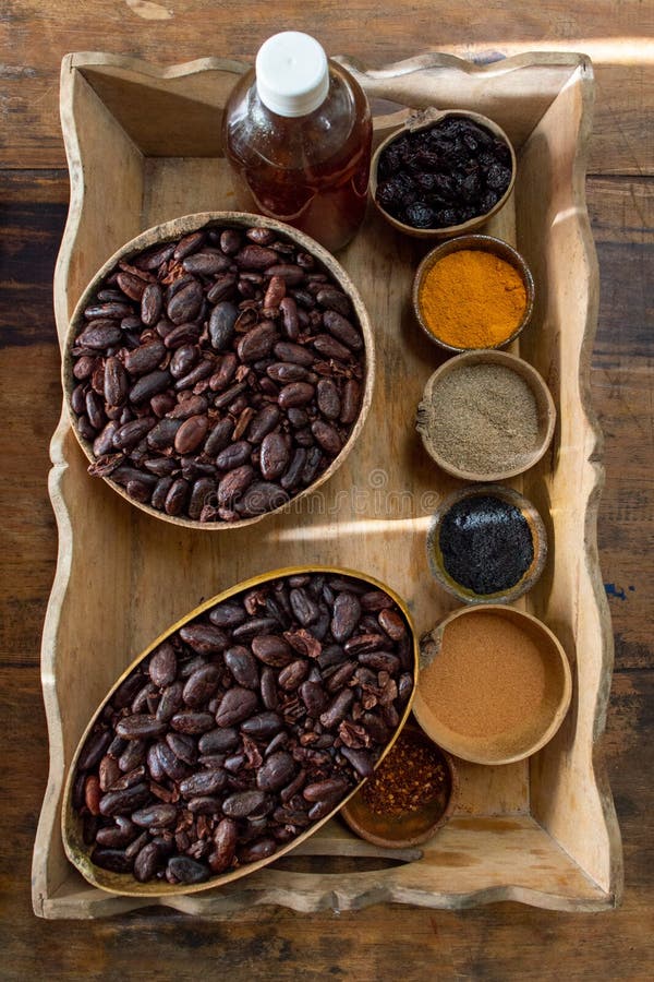 Traditional Cacao Making in Guatemala Stock Image - Image of paste ...