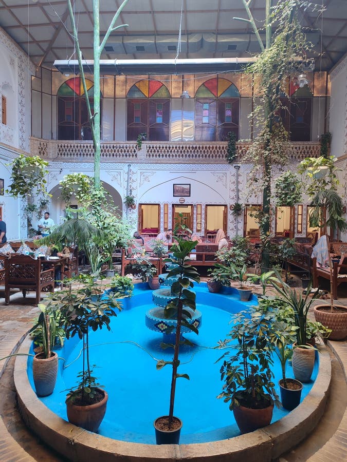 A Traditional Cafe in Kashan Iran Stock Photo - Image of home, villa ...